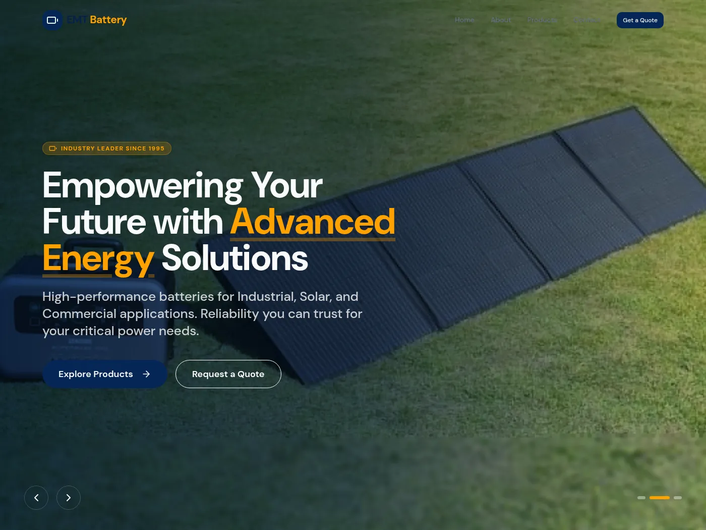 EMT Battery Website