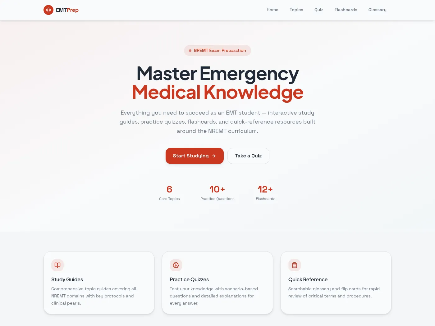 EMT Student Helper