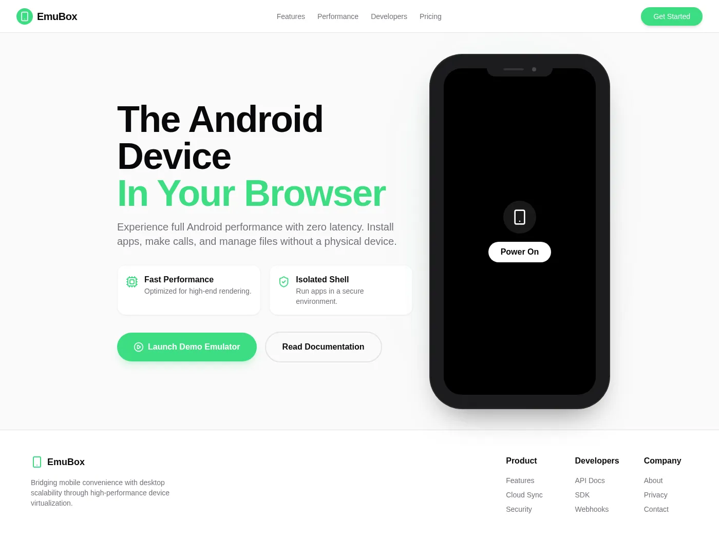 EmuBox: Android Device Emulator