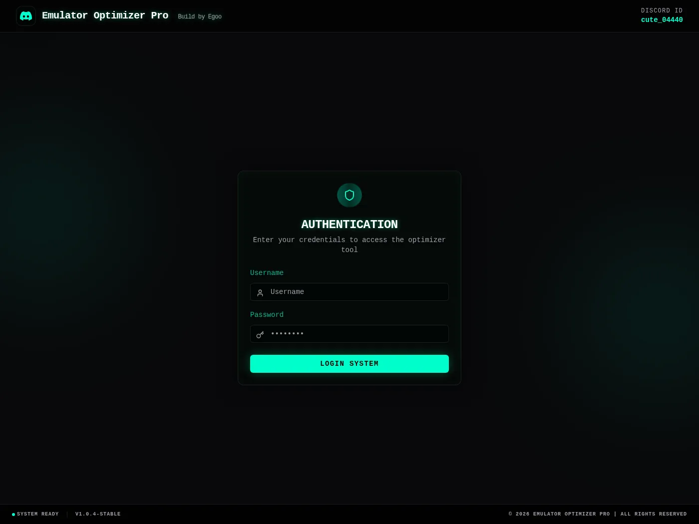 Emulator Optimizer Pro