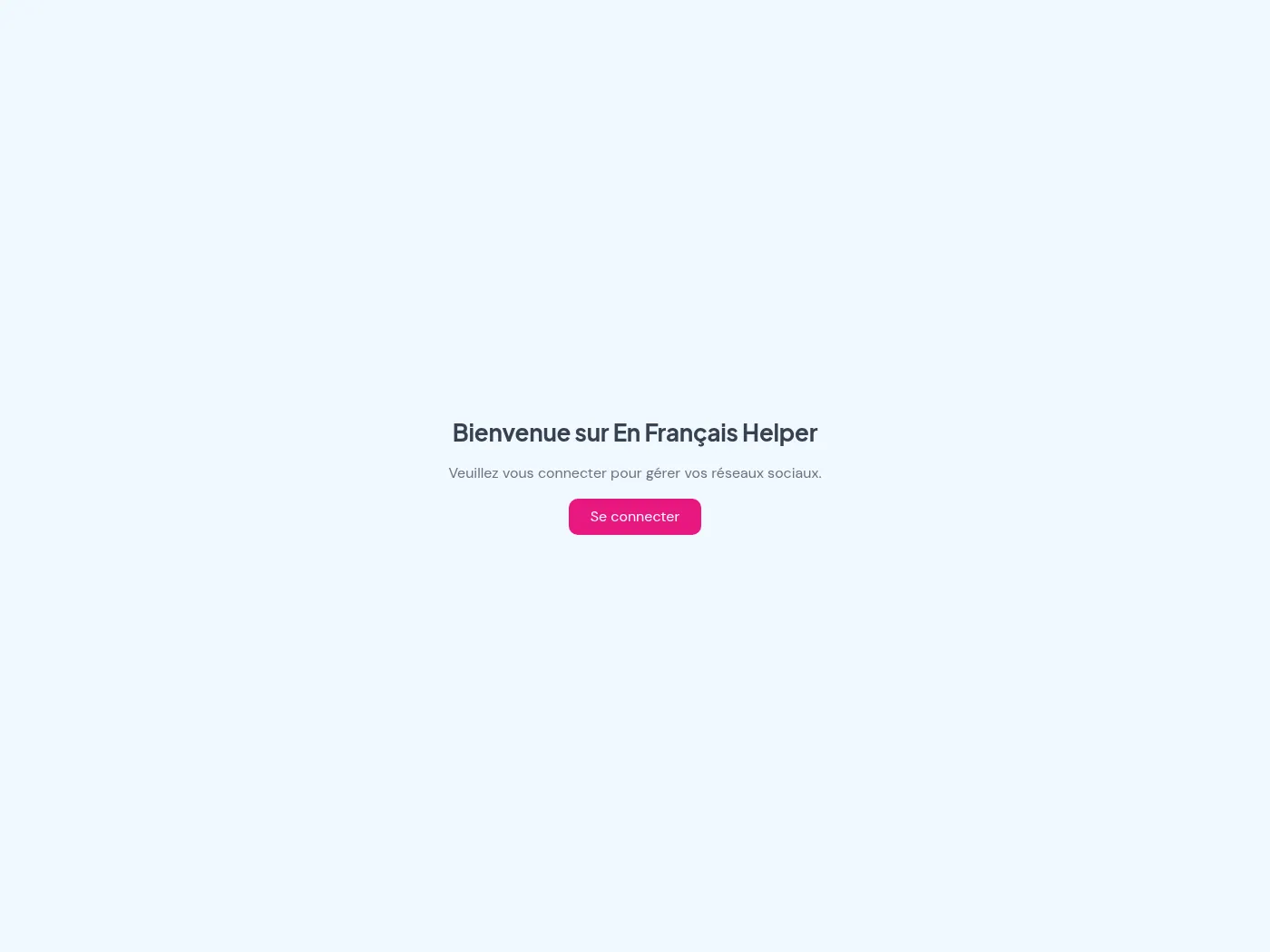 En Français Helper