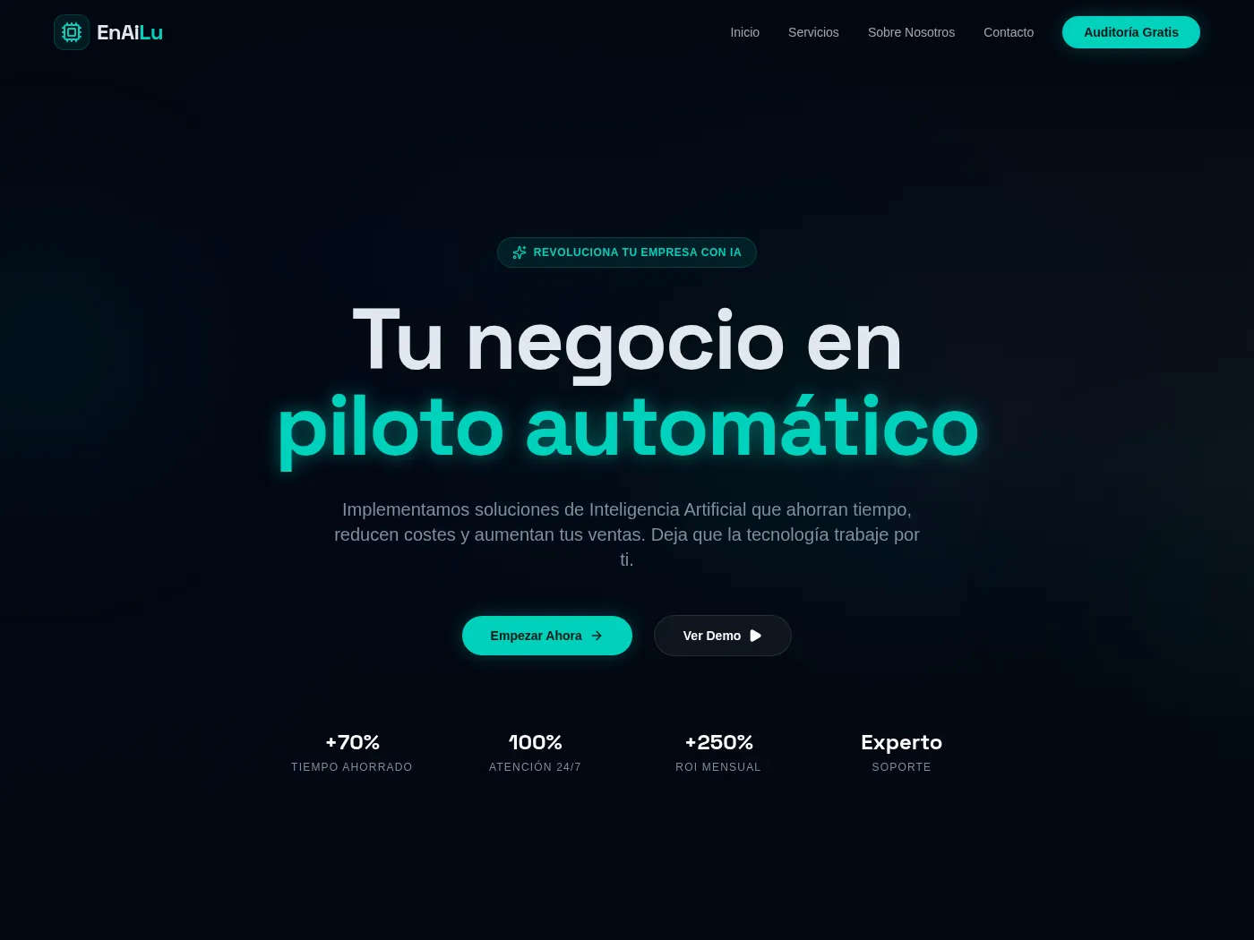 Enailu Pro Web Revamp