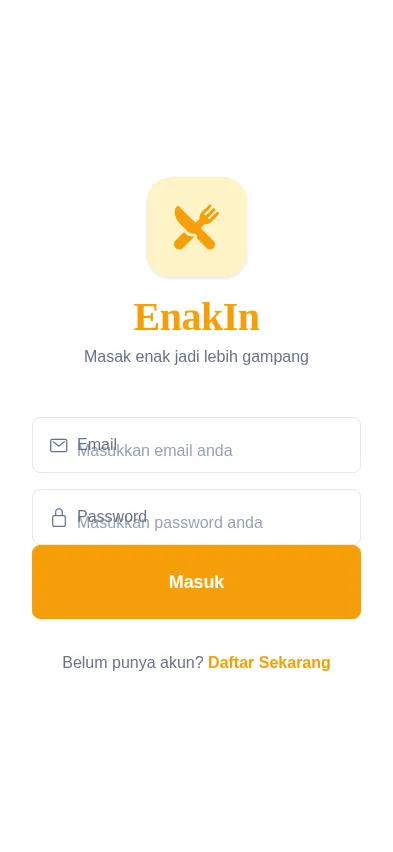 EnakIn Recipe App