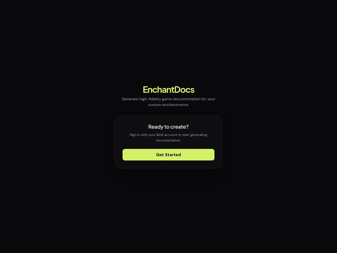 Enchantment Docs Generator