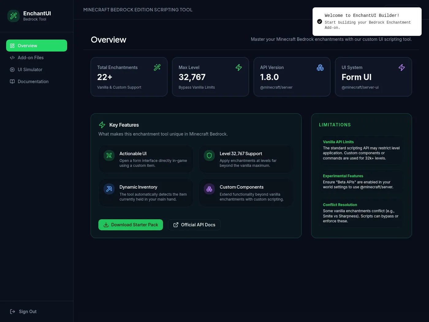 Enchantment UI Tool