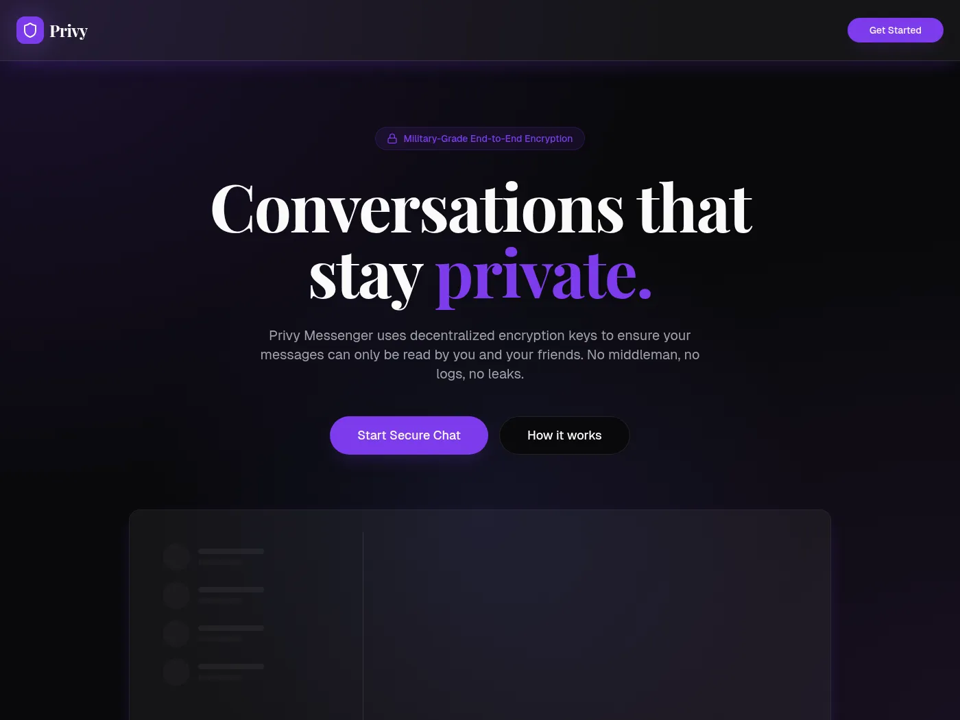 Privy Messenger
