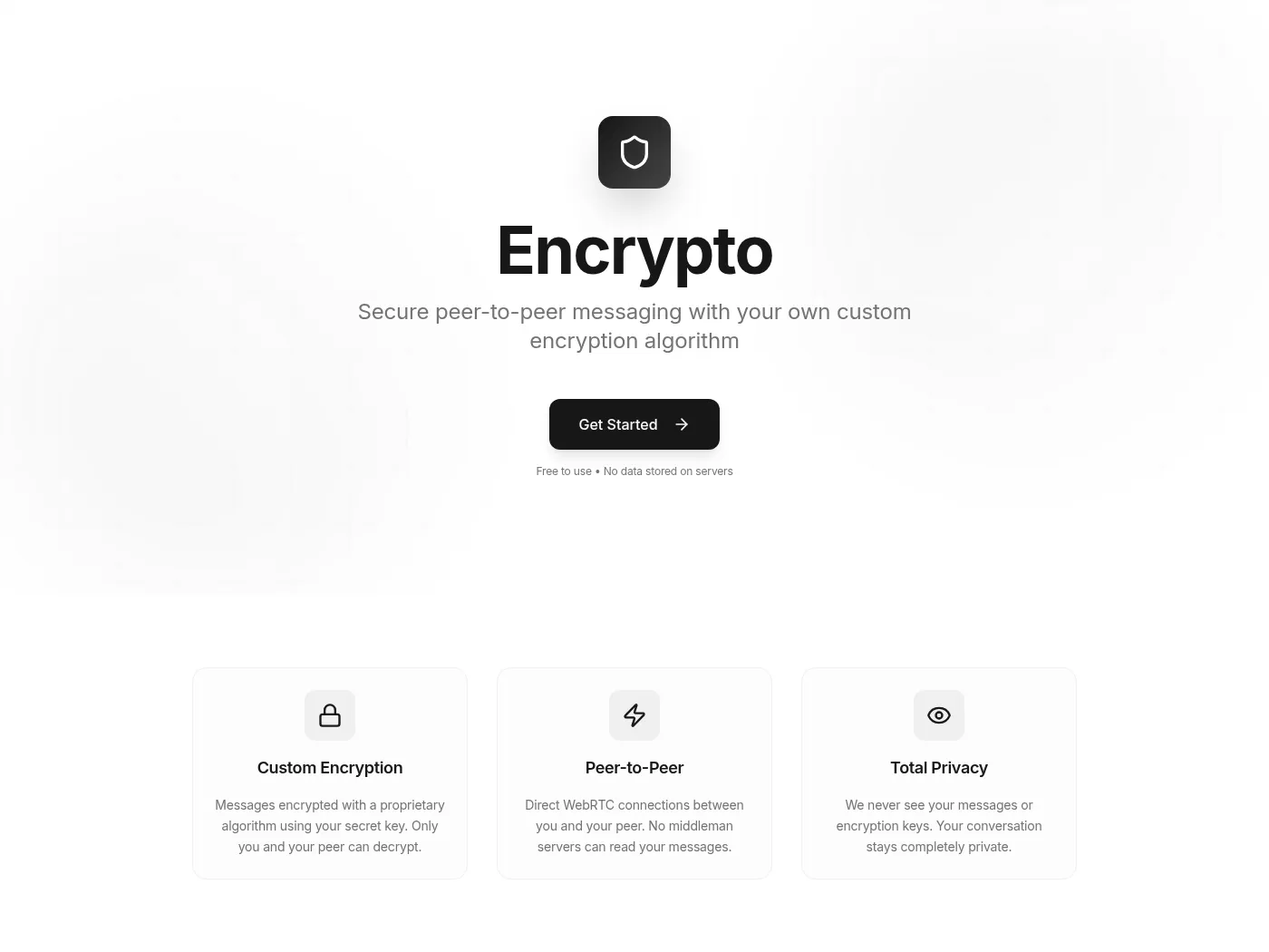 Encrypto Peer Chat