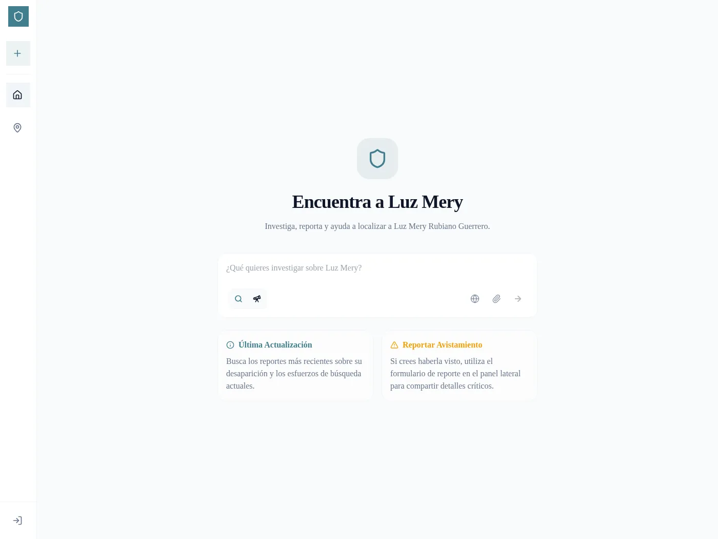 Encuentra a Luz Mery
