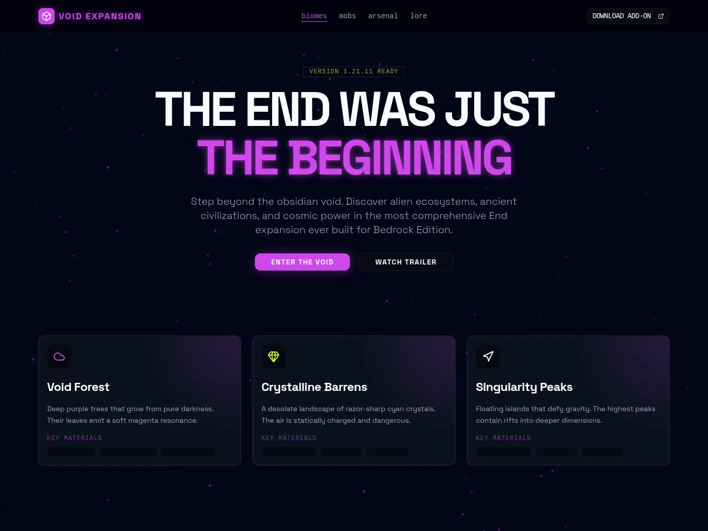 Otherworldly End Expansion