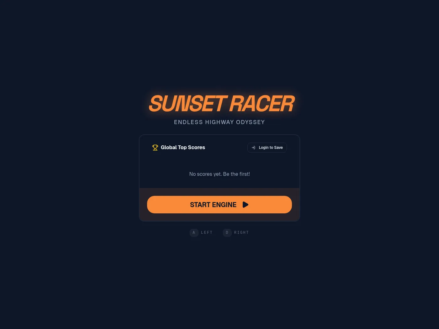 Endless Drive Game