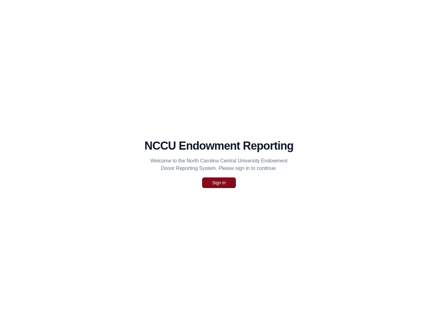 Endowment Donor Reports