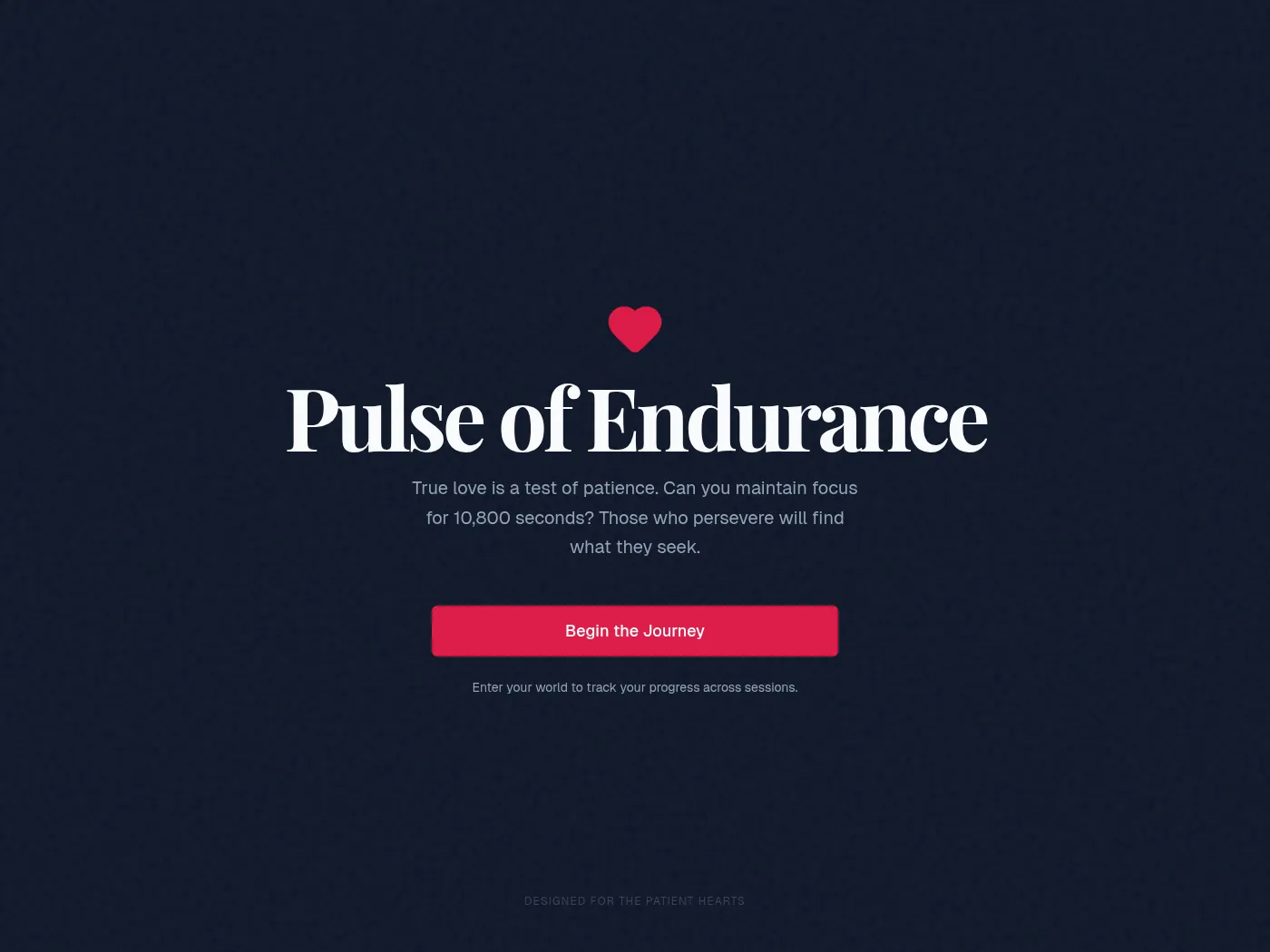 Endurance Love Game