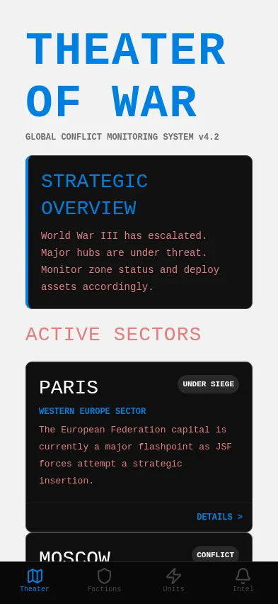 EndWar Android Companion