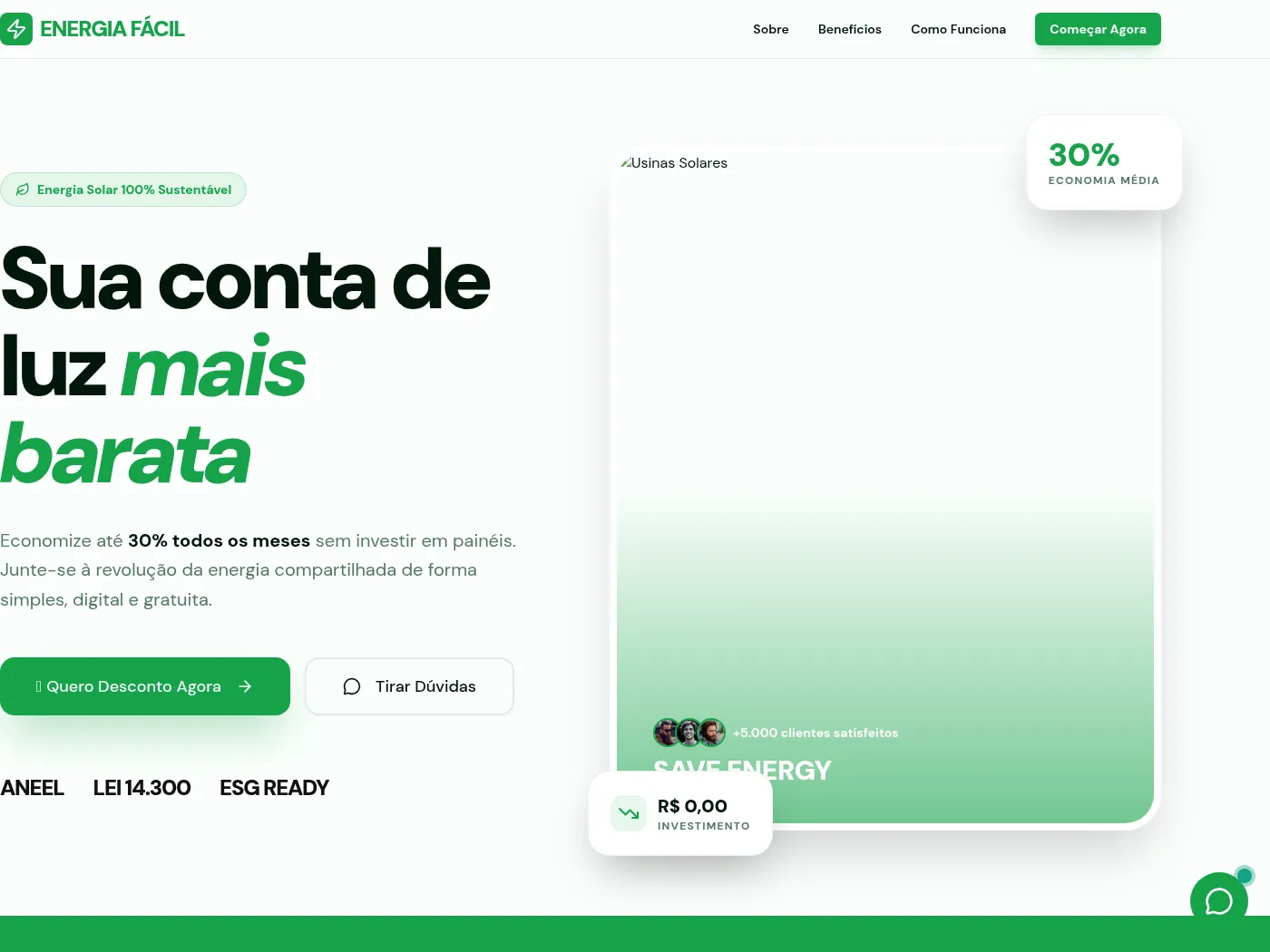 EnergiaFácil Lead Portal