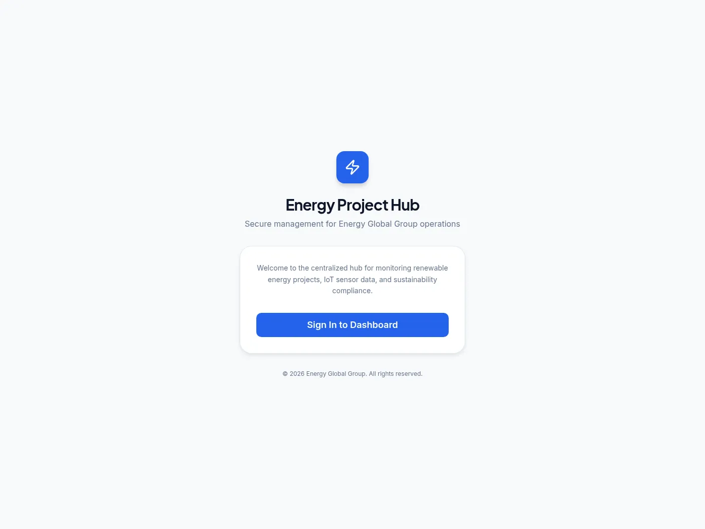 Energy Project Hub