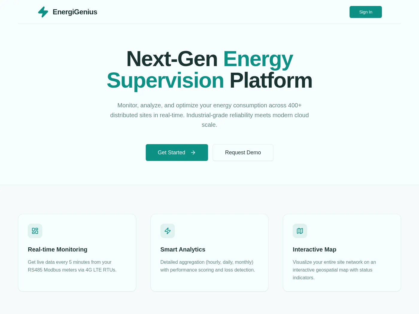 EnergiGenius Platform