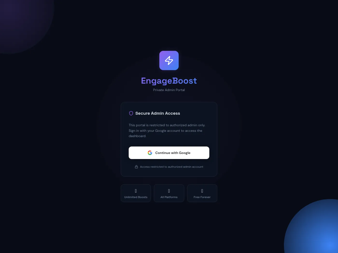 EngageBoost Admin Portal