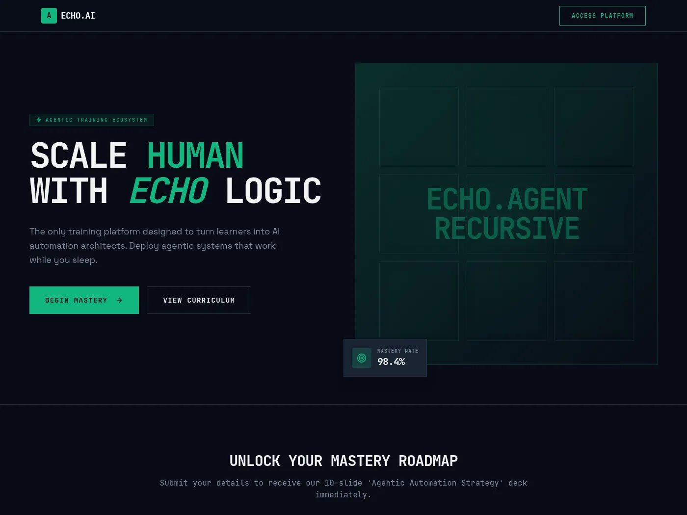 Engaged AI Echo