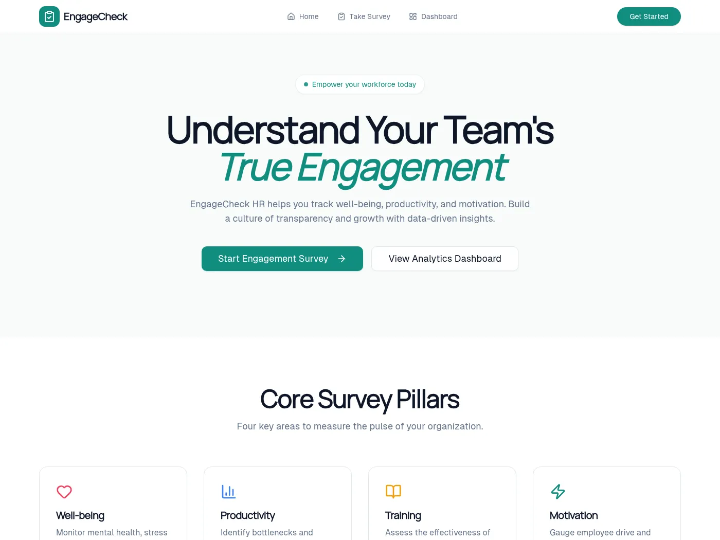 EngageCheck HR Survey