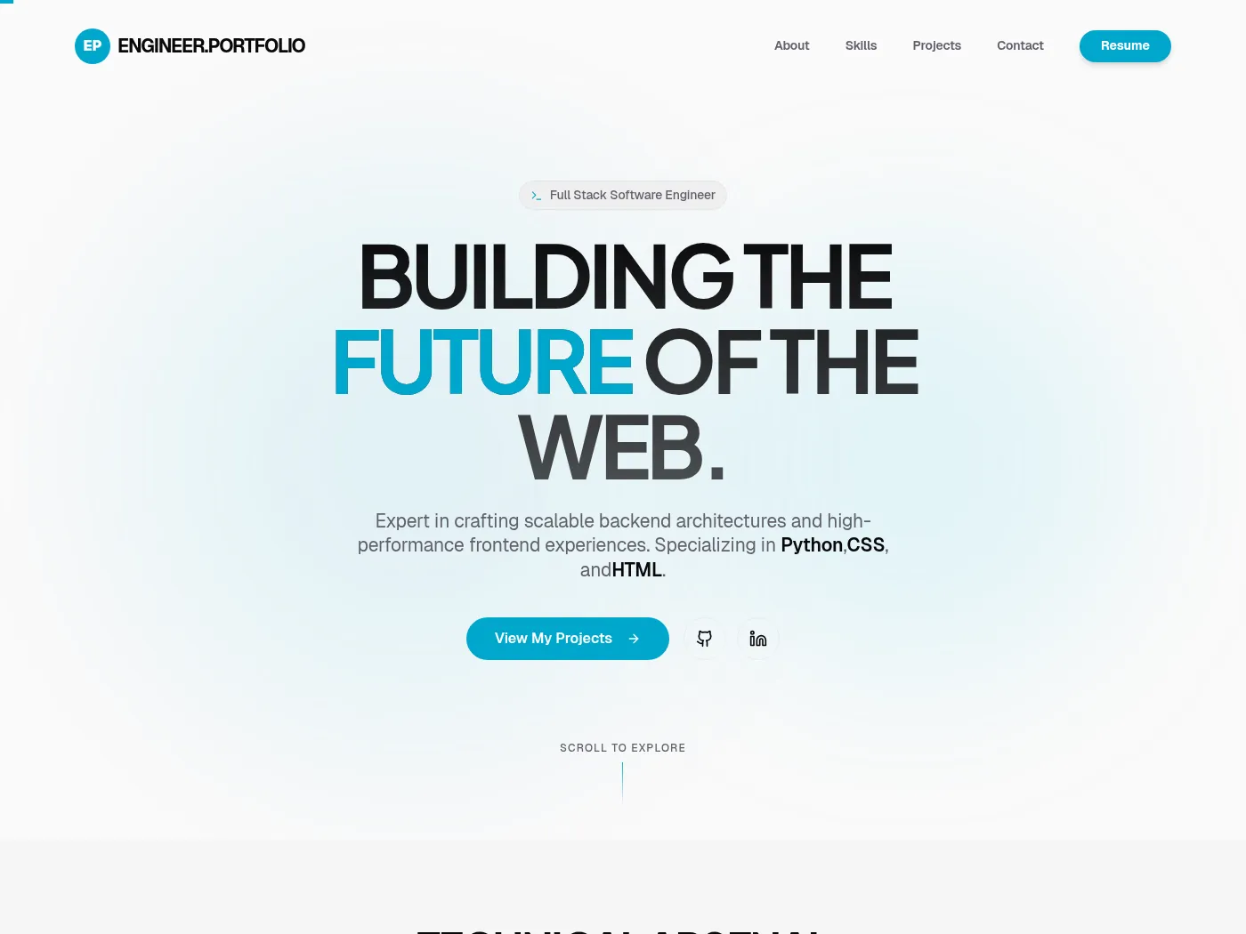 Full Stack Engineer Portfolio