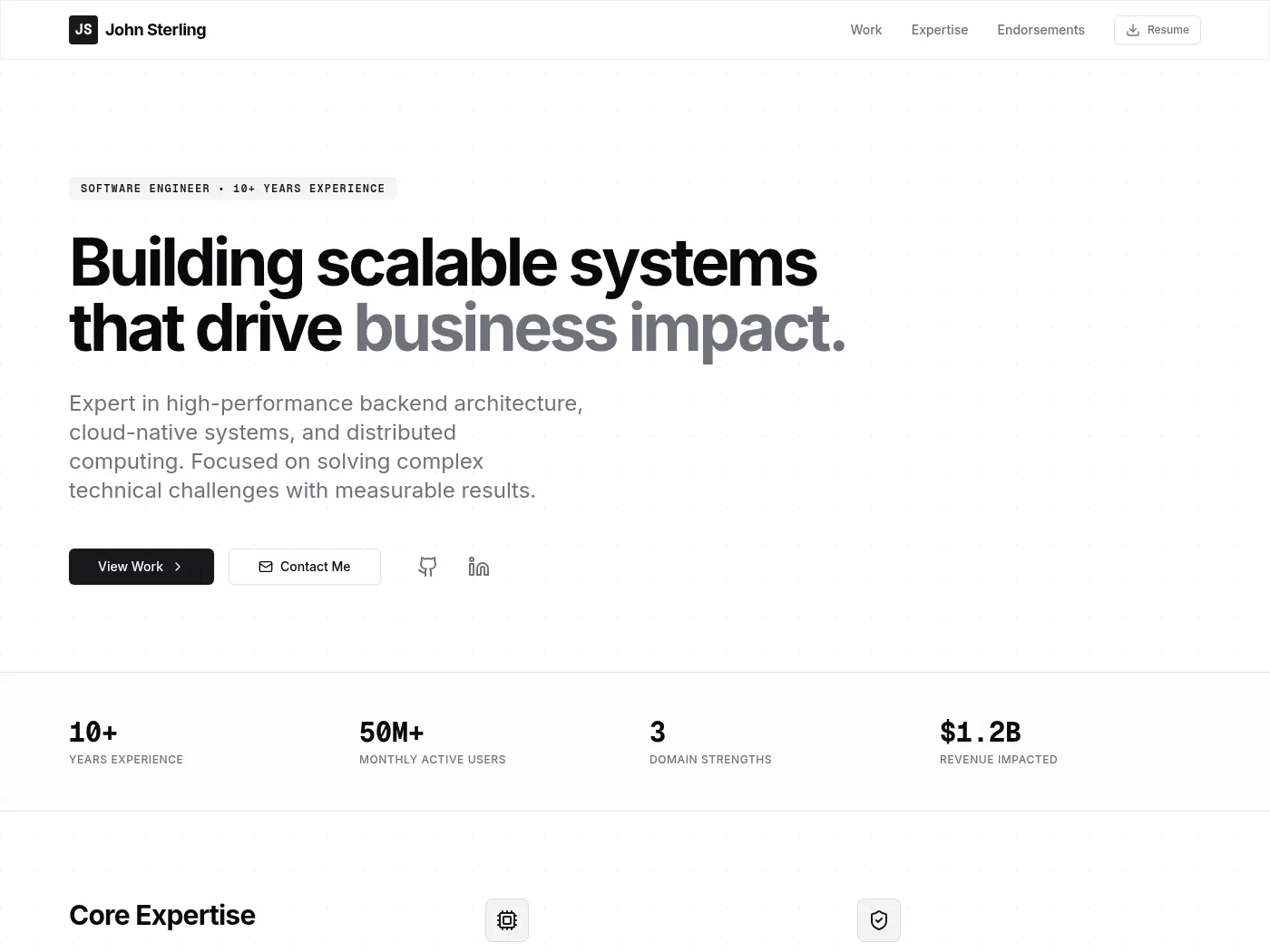 Credible Engineer Portfolio