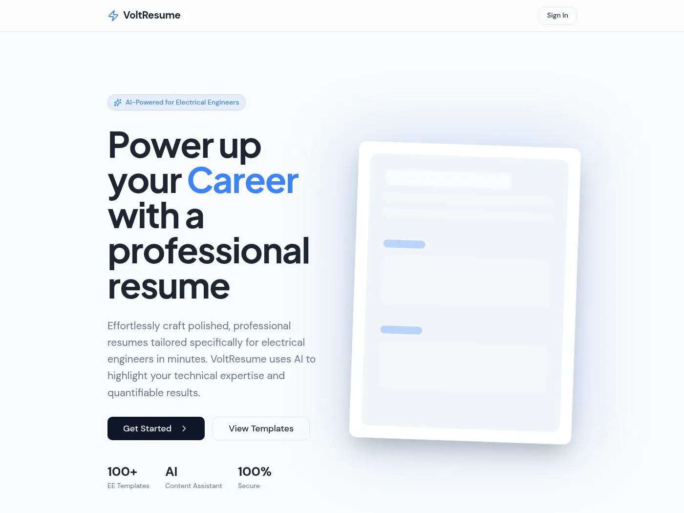Engineer Resume Builder