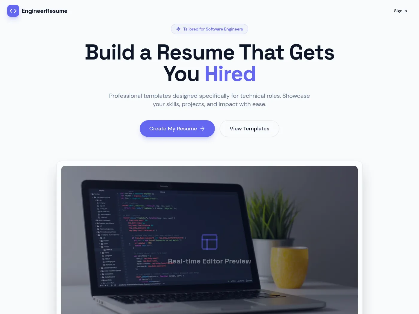 Engineer Resume Builder