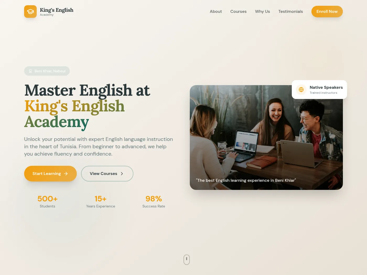 King's English Academy Site