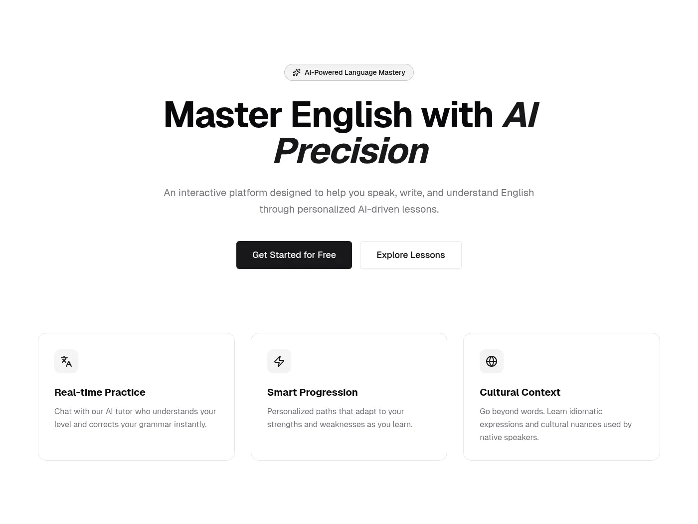 English AI Tutor