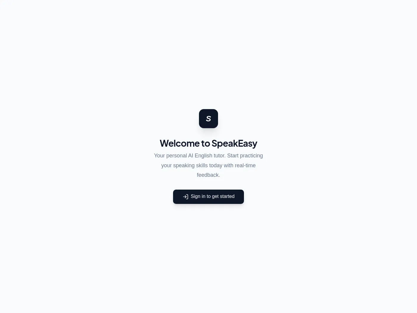SpeakEasy AI Tutor