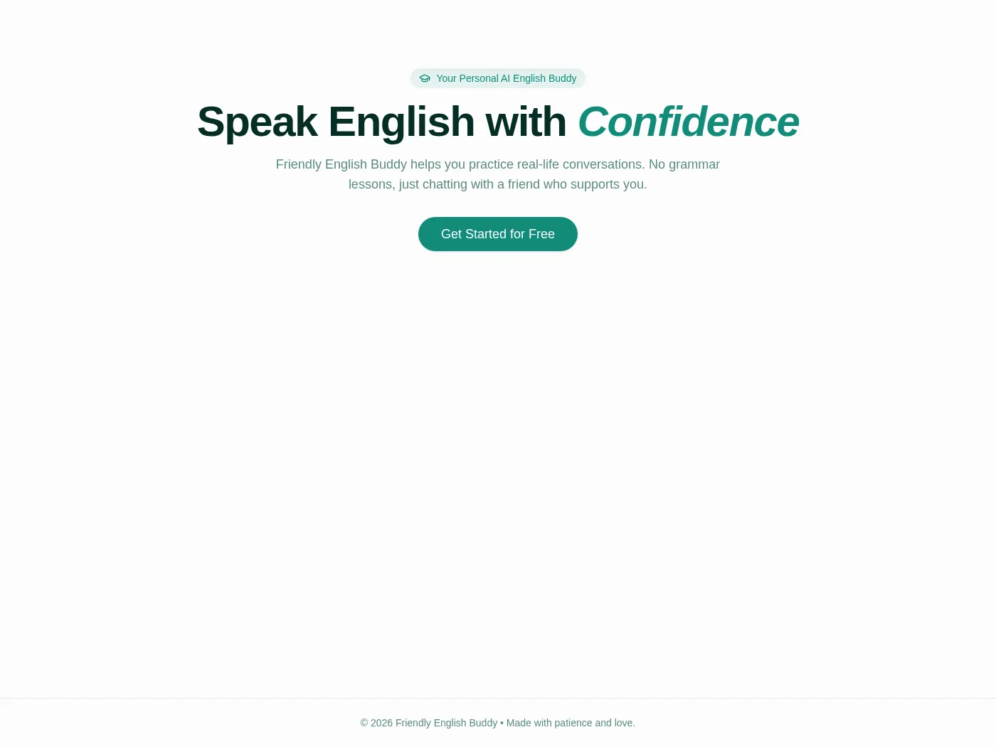 Friendly English Buddy