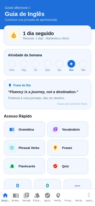 Guia de Inglês
