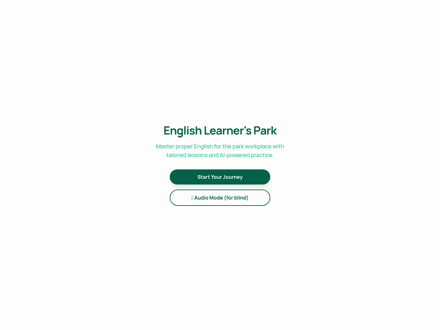 English Learner's Park