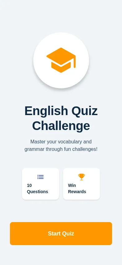 English Quiz Challenge