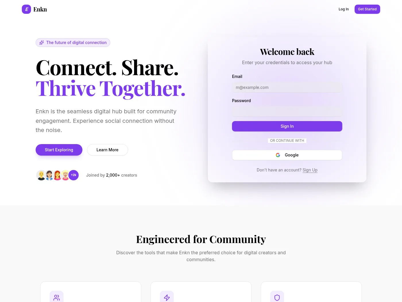 Enkn Social Hub