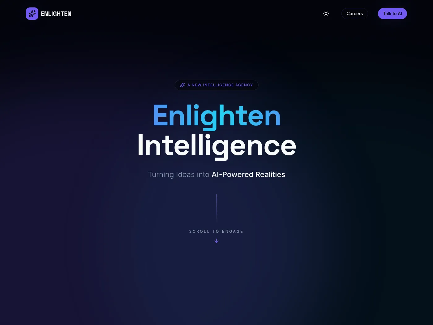 Enlighten AI Agency Site