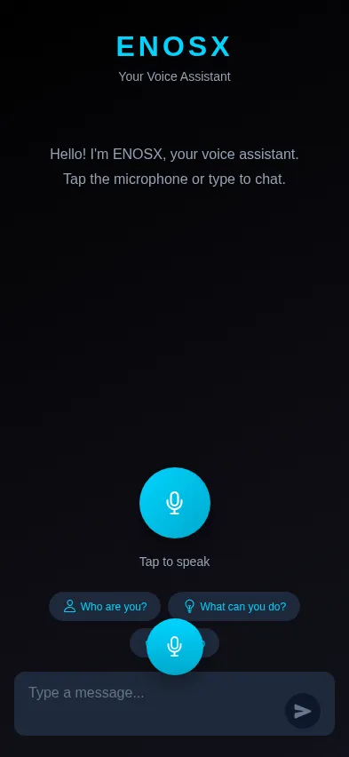 ENOSX Voice Assistant