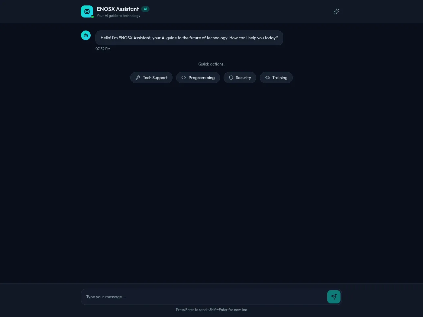 ENOSX Assistant Web