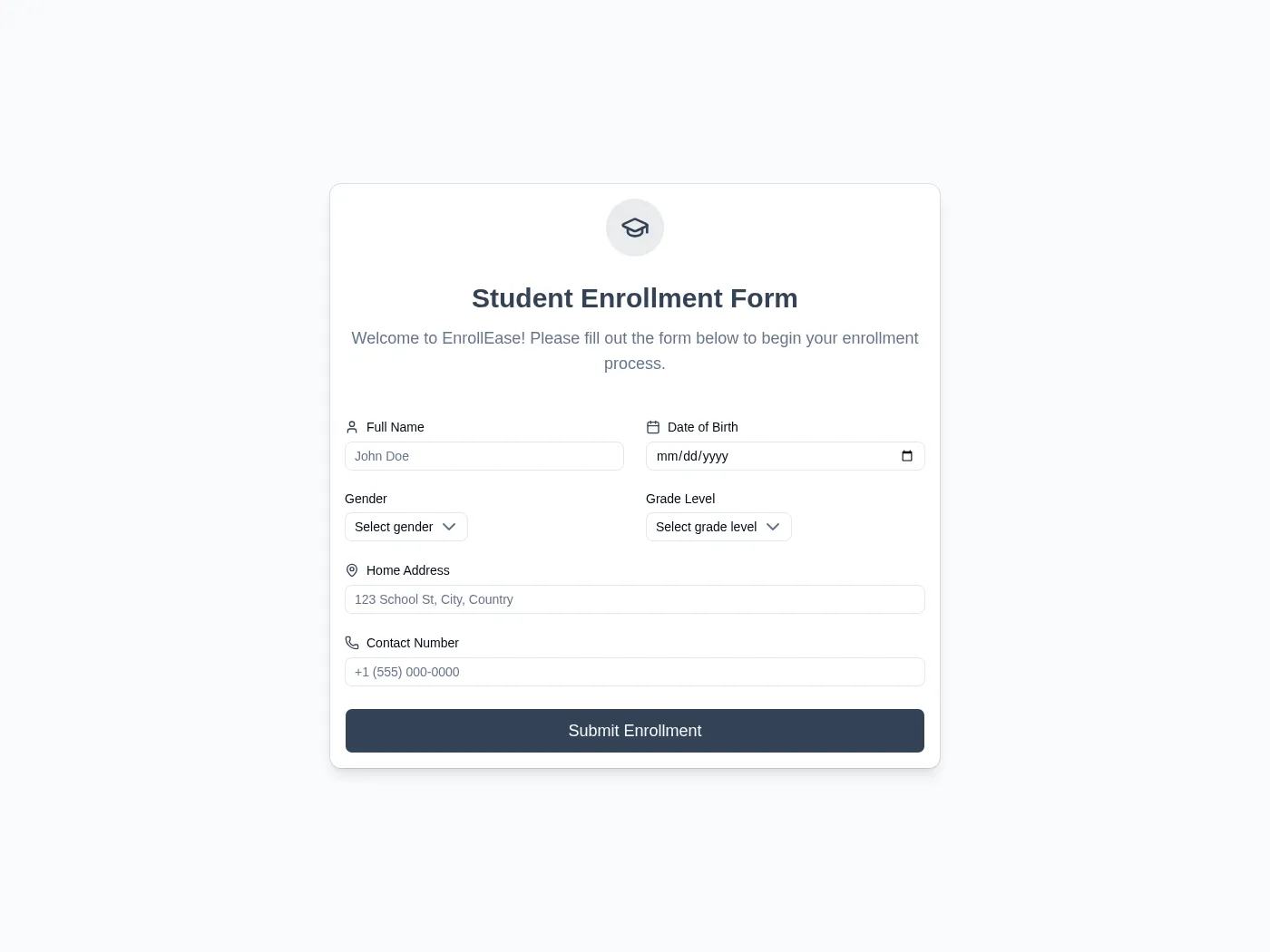 EnrollEase School System