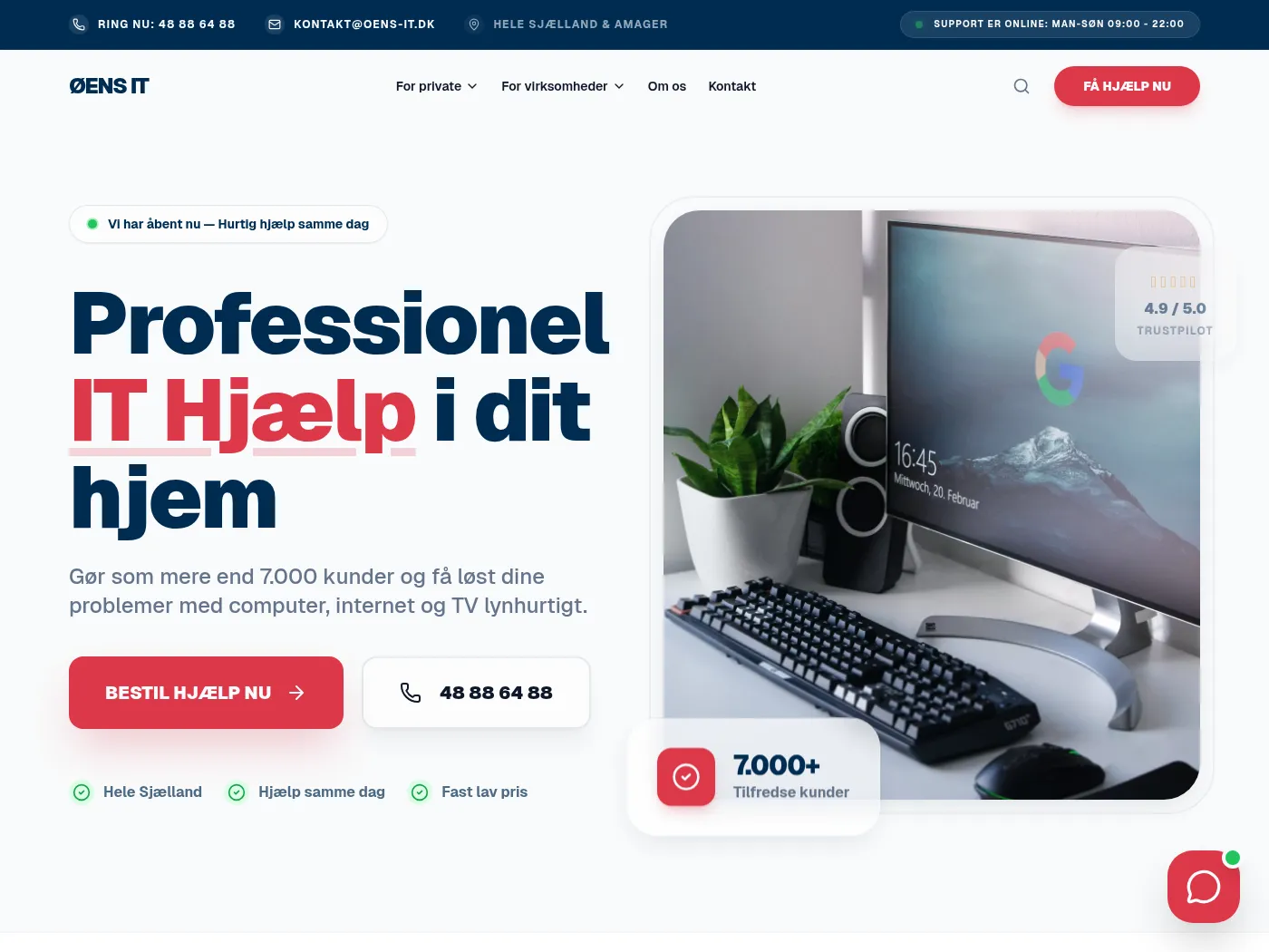 EnS IT Website Clone