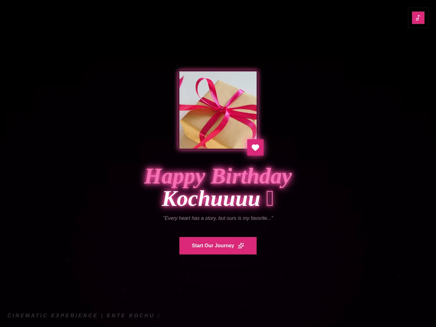 Ente Kochu Cinematic Website