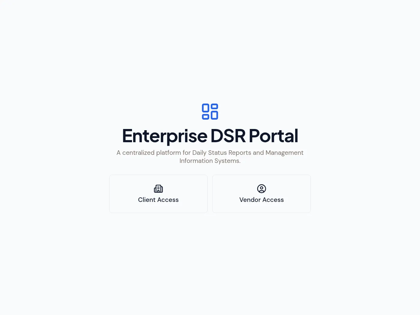 Enterprise DSR Portal