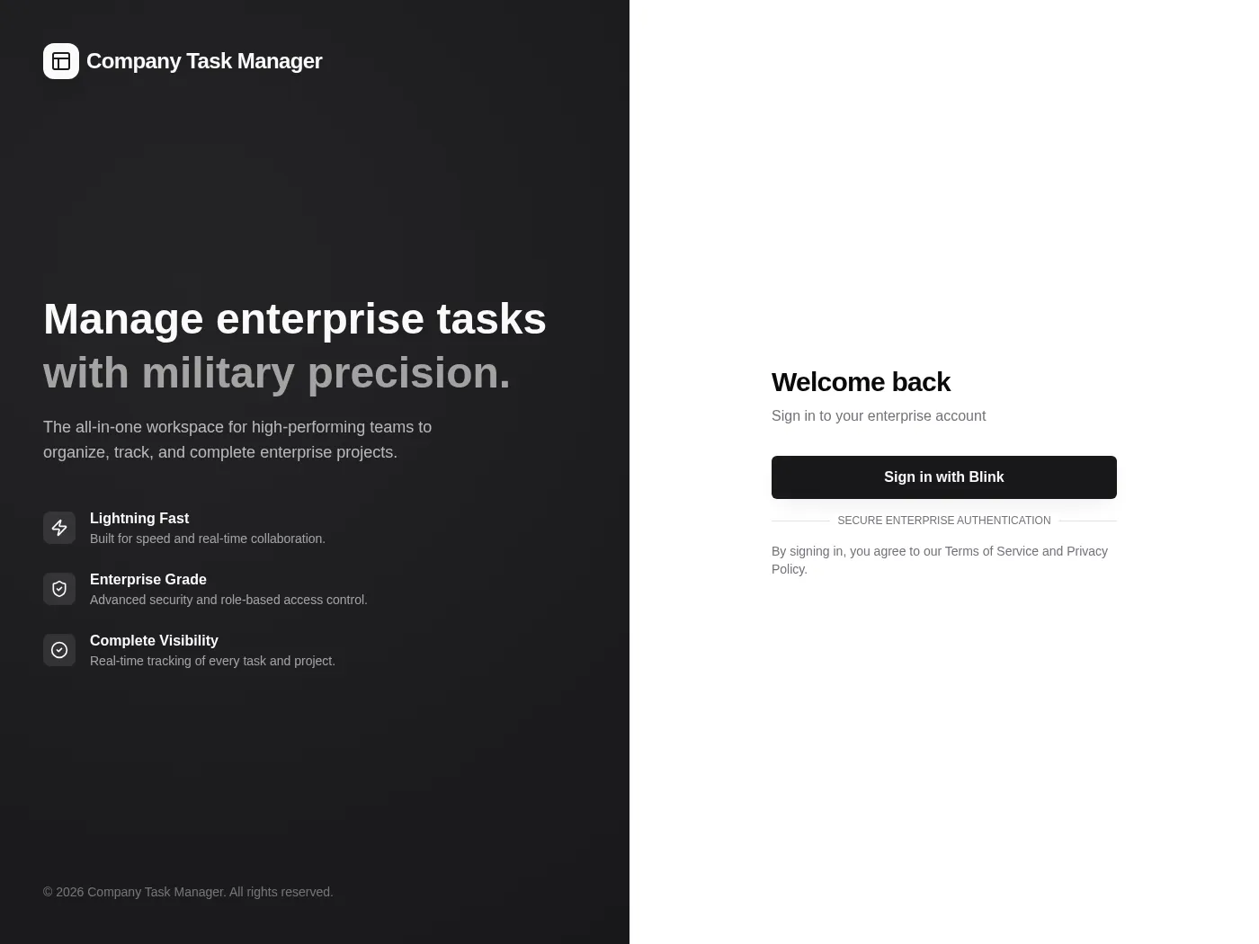 Company Task Manager