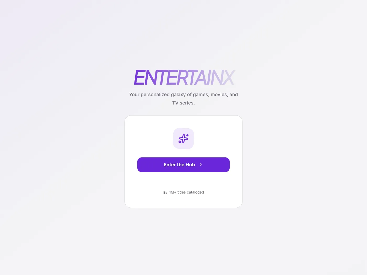 EntertainX Unified Platform