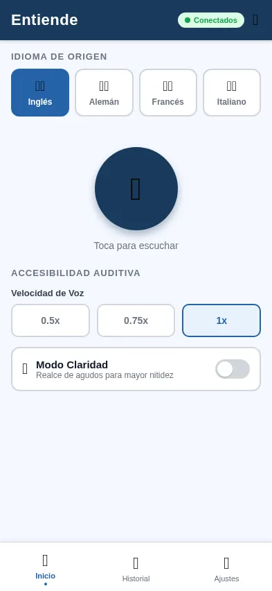 Entiende Hearing Aid App