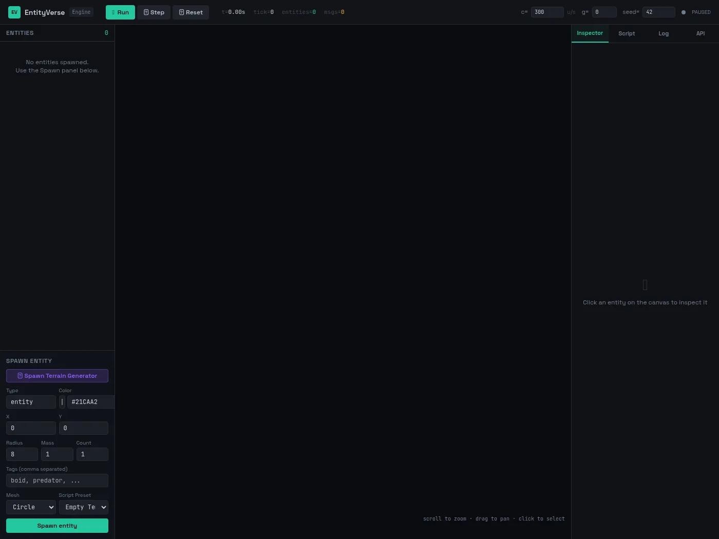 EntityVerse Game Engine