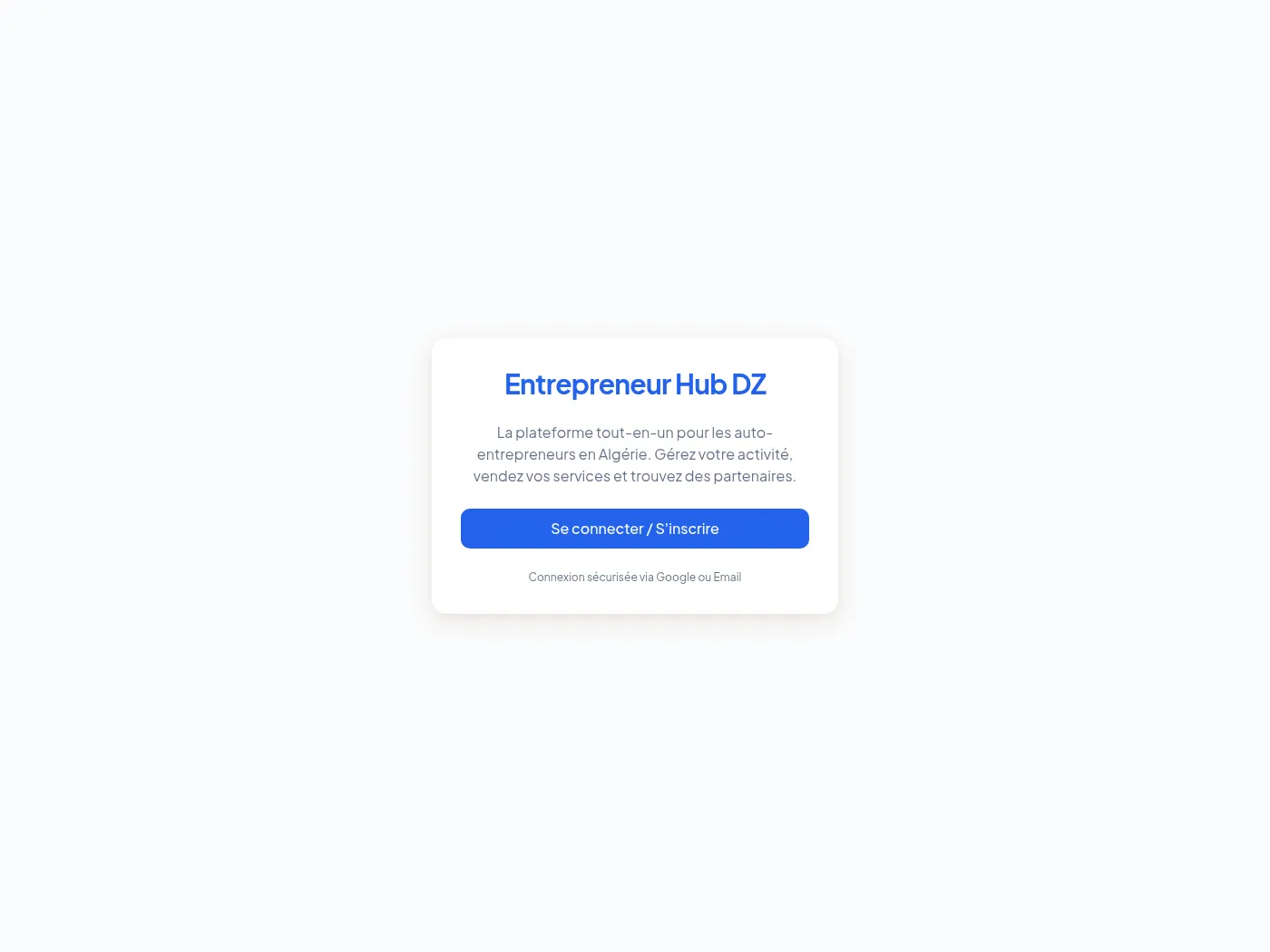 Entrepreneur Hub DZ