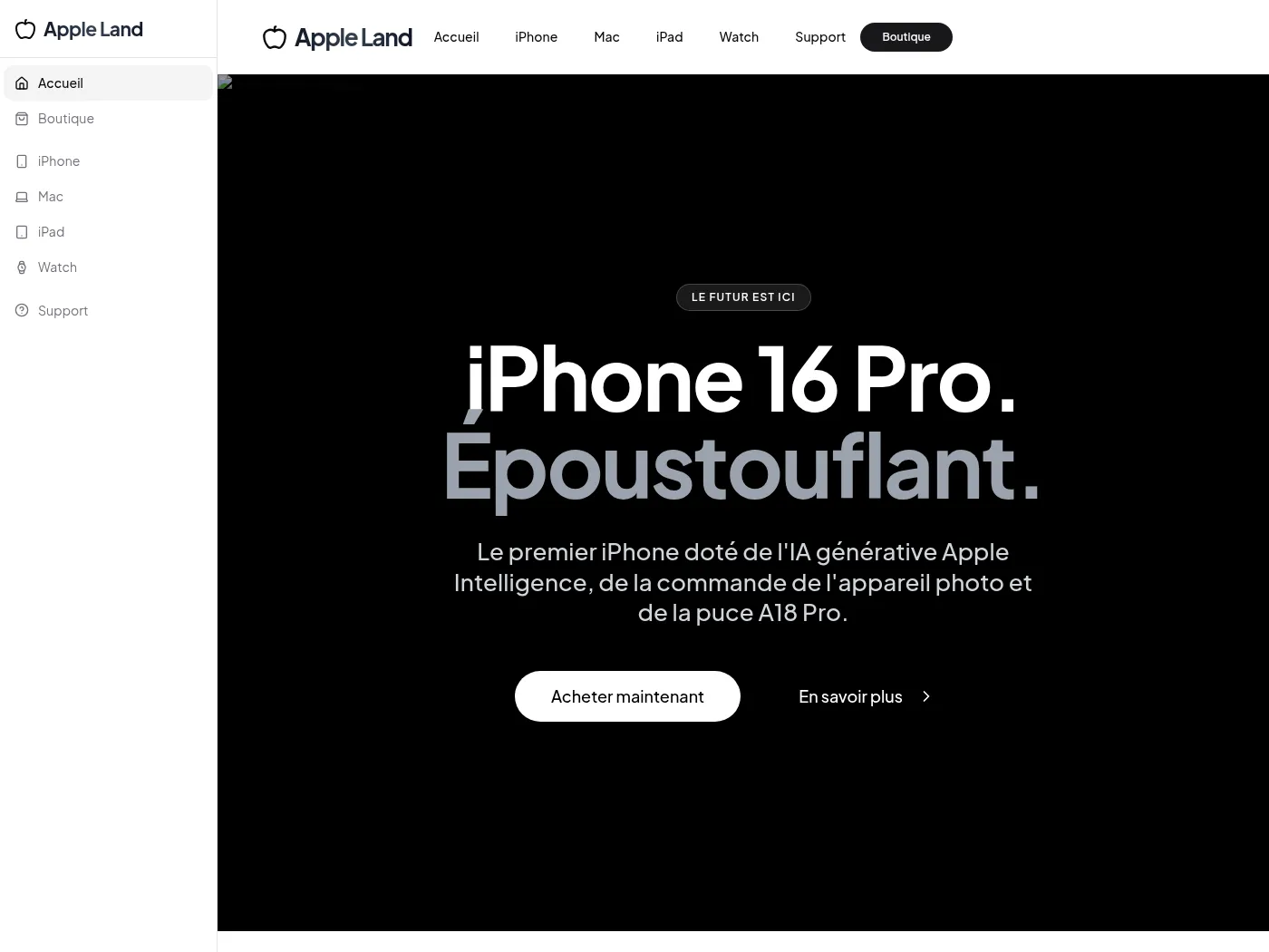 Entreprise Info Site