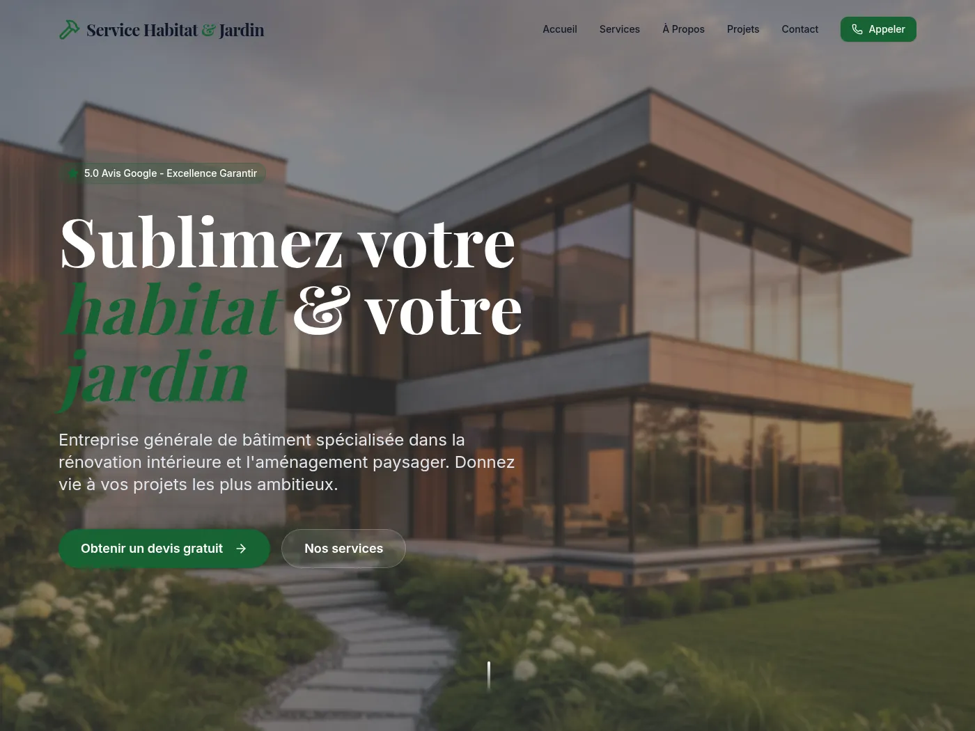 Entreprise Vitrine Site