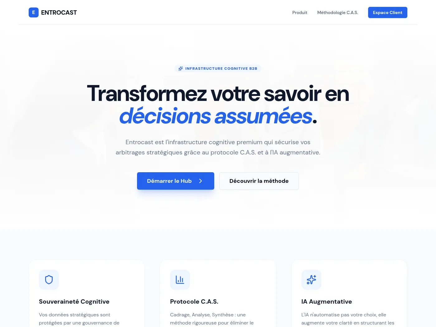 Entrocast Decision Hub